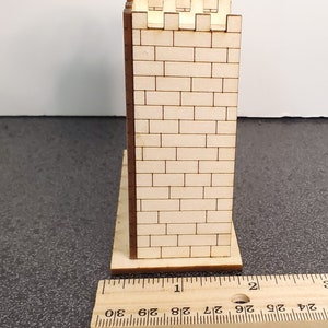 Miniature Castle Tower Keep 1:144 Scale DIY KIT 7 Rooms Ladders 3 ...