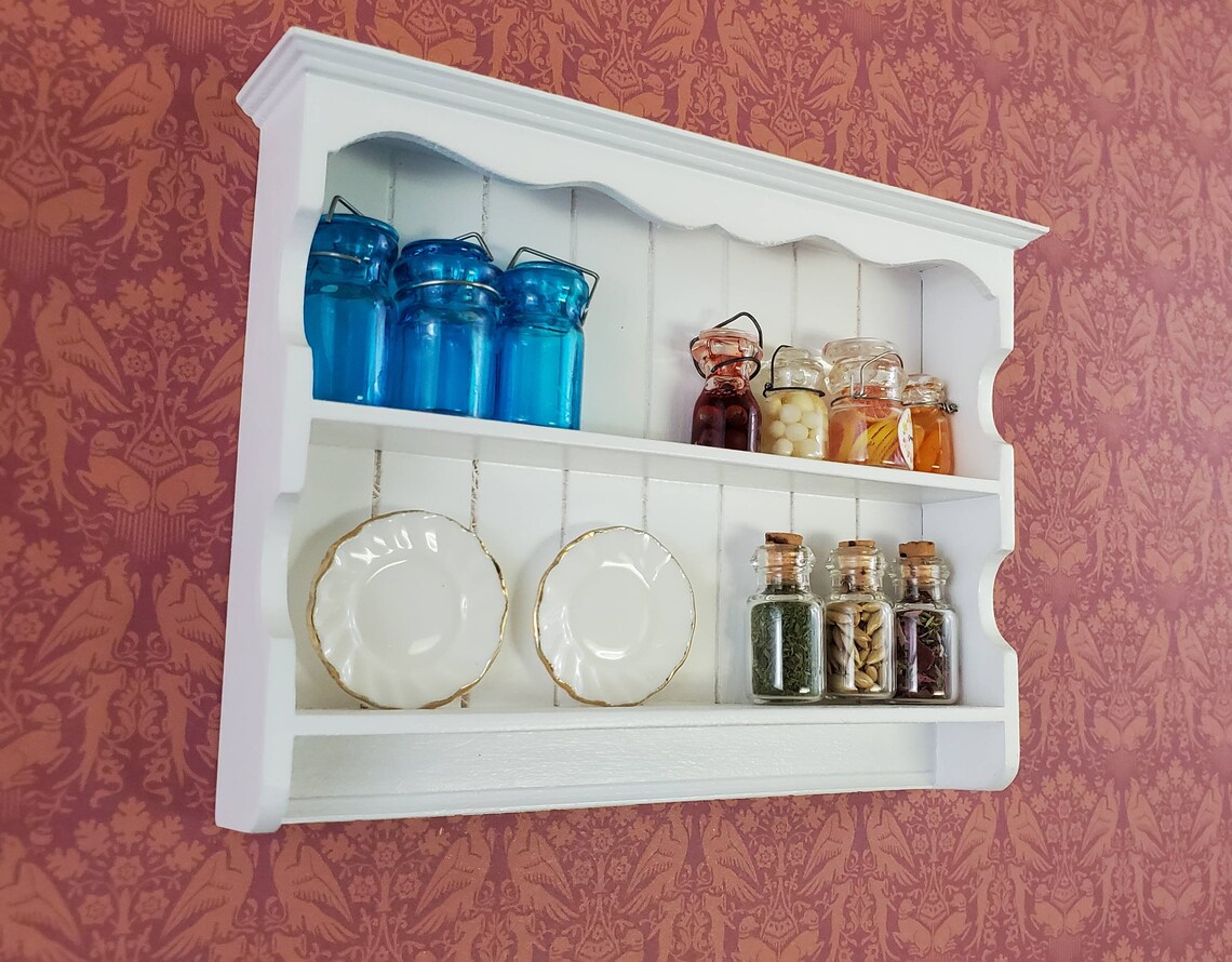 Dollhouse Miniature Display Shelf Large Hanging 1:12 Scale - Etsy