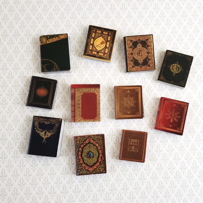 Miniature Books - Etsy