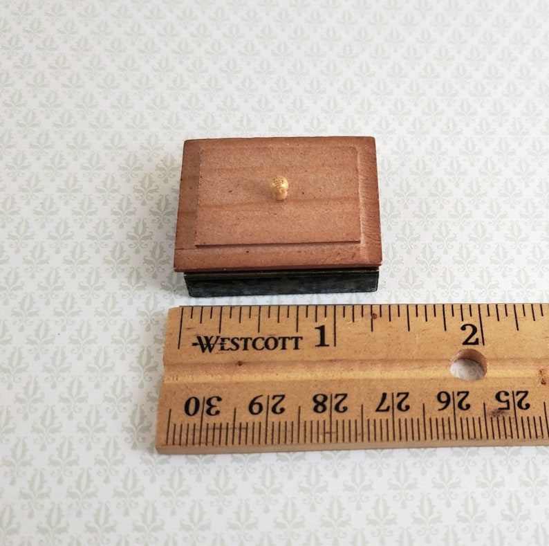 Dollhouse Miniature Sewing Box Set With Thread & Tape Measure 1:12 ...