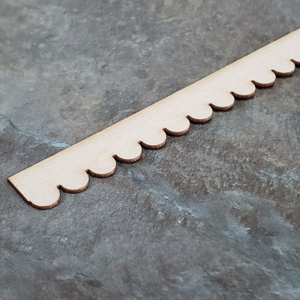 Wood Scallop Trim - Etsy