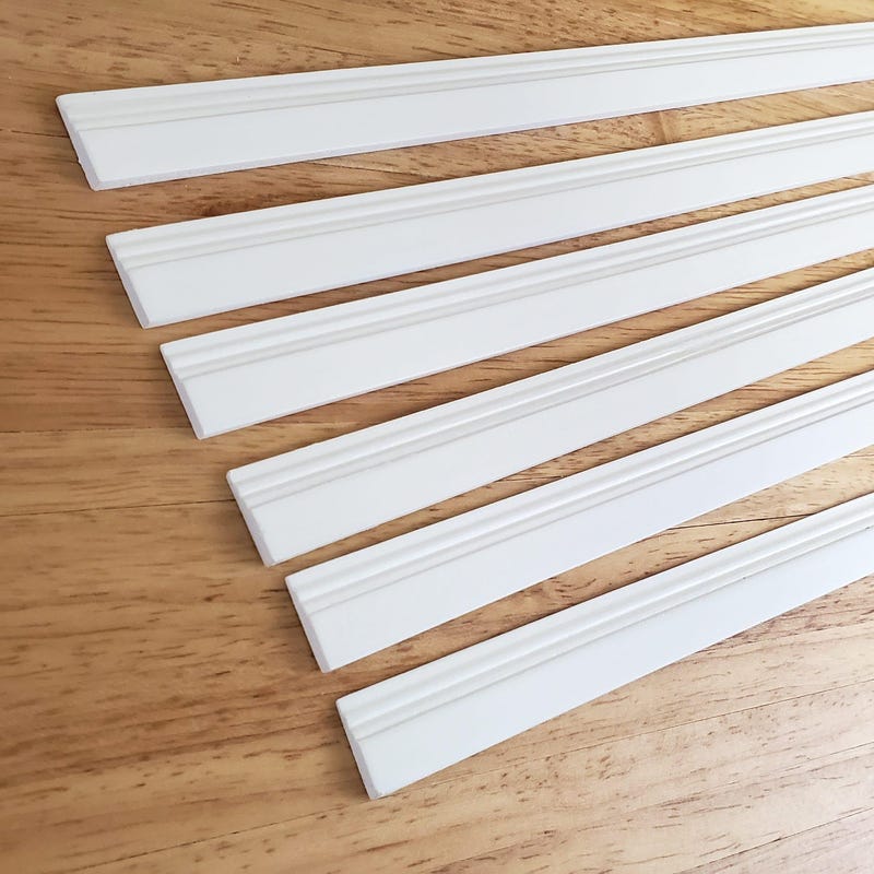 Miniature Baseboard 1:12 - Etsy