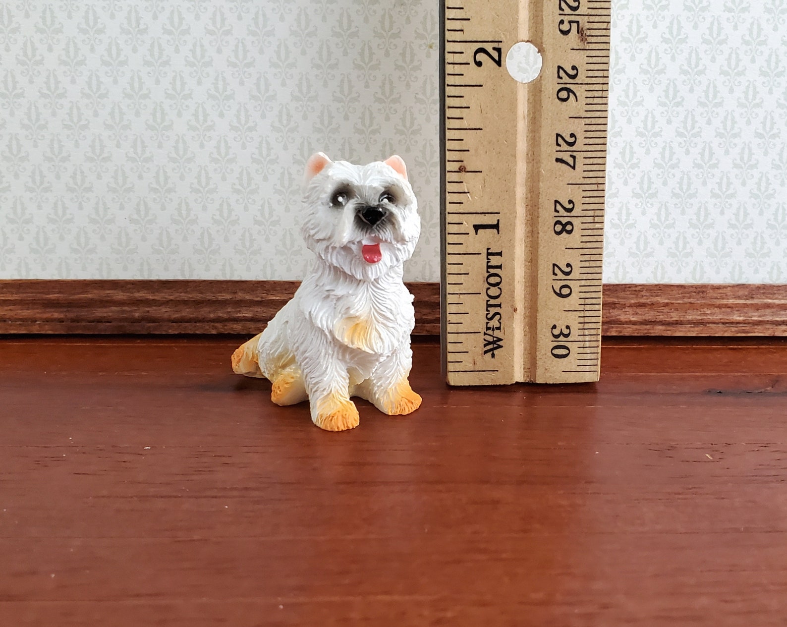 Dollhouse Miniature Puppy Dog Westie 1:12 Scale Pet West - Etsy