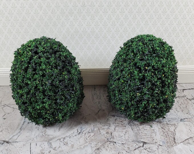 2 Model Scenery Round Shrubs Bushes Green Dollhouses Scale Models Model ...