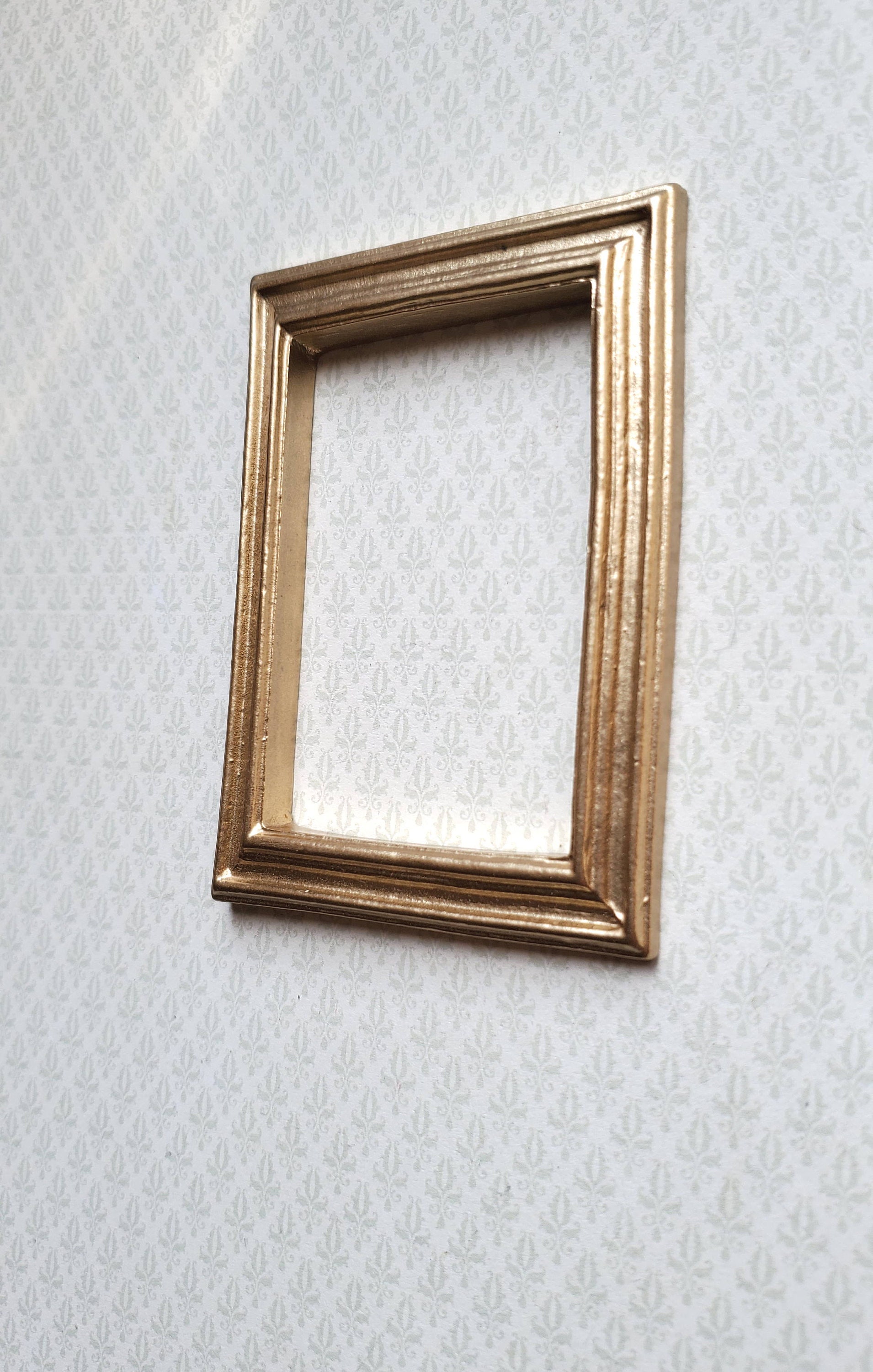 Dollhouse Miniature Picture Frame Large Gold for Painting - Etsy