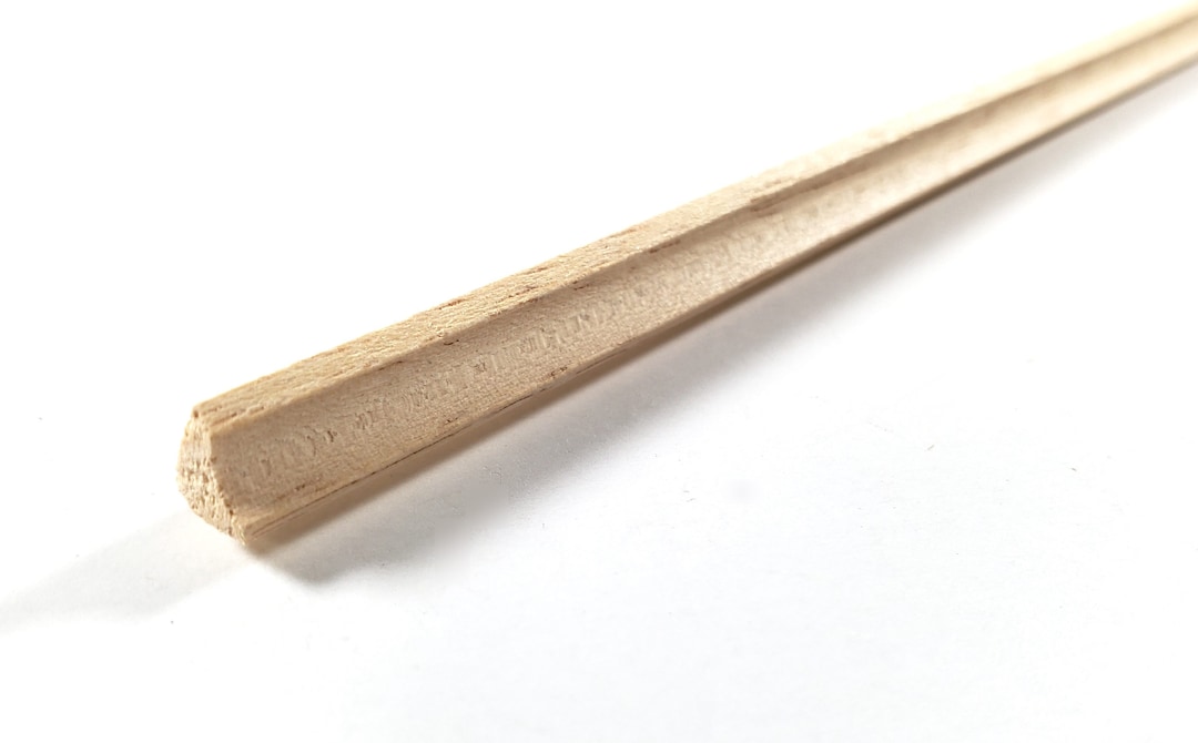 Miniature Cove Molding Trim Wood Strip 1/4 X 18 Scale Model Building ...