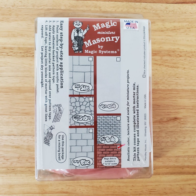 Miniature Brick House Kit - Etsy