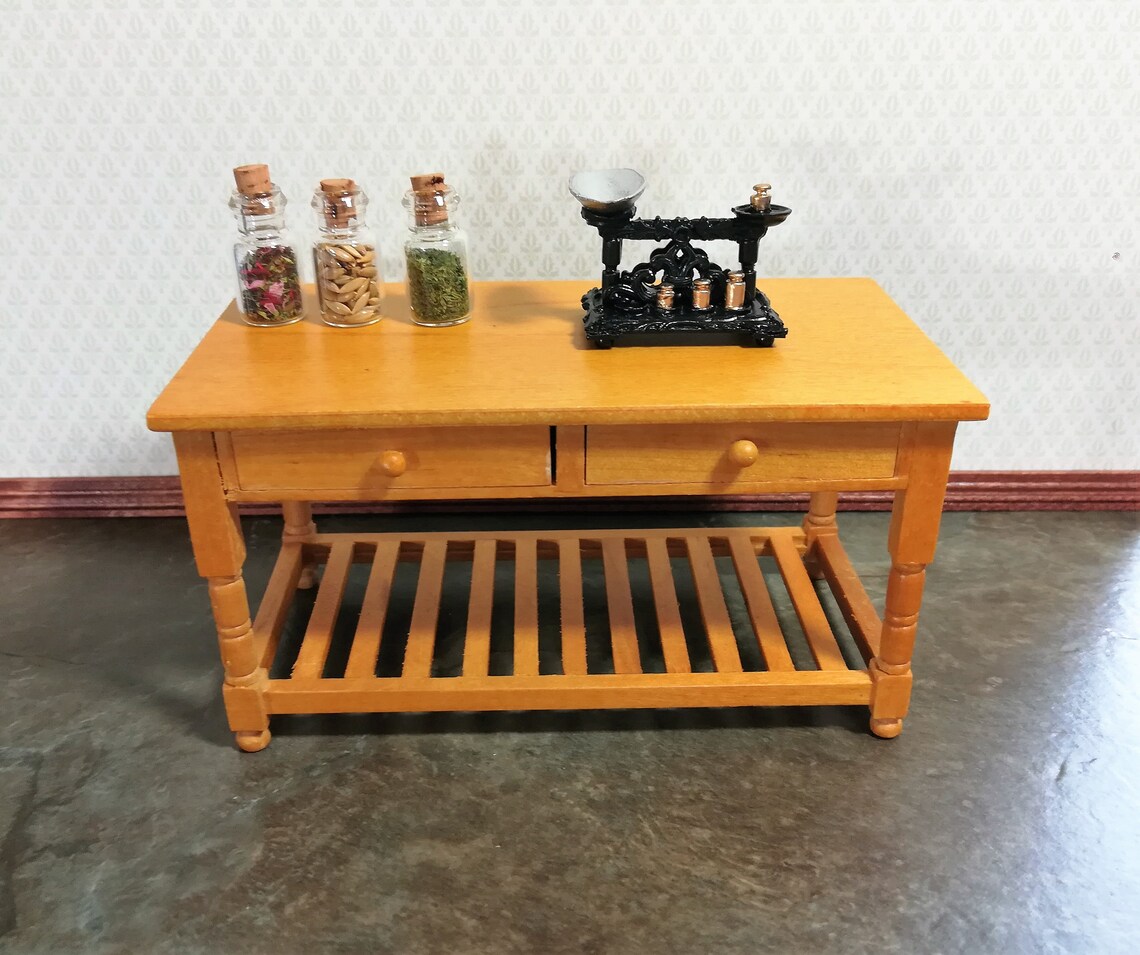Dollhouse Miniature Scale With Weights Old Time Metal - Etsy