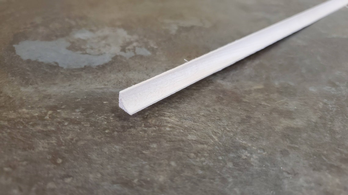 Dollhouse Miniature Cove Molding Trim Wood Strip 1/4 X - Etsy