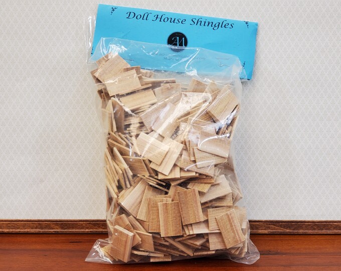 Miniature Cedar Shingles for Dollhouses 400 Piecees 288 Sq - Etsy