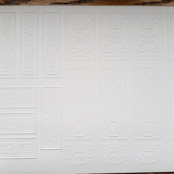 Dollhouse Wall Paneling - Etsy