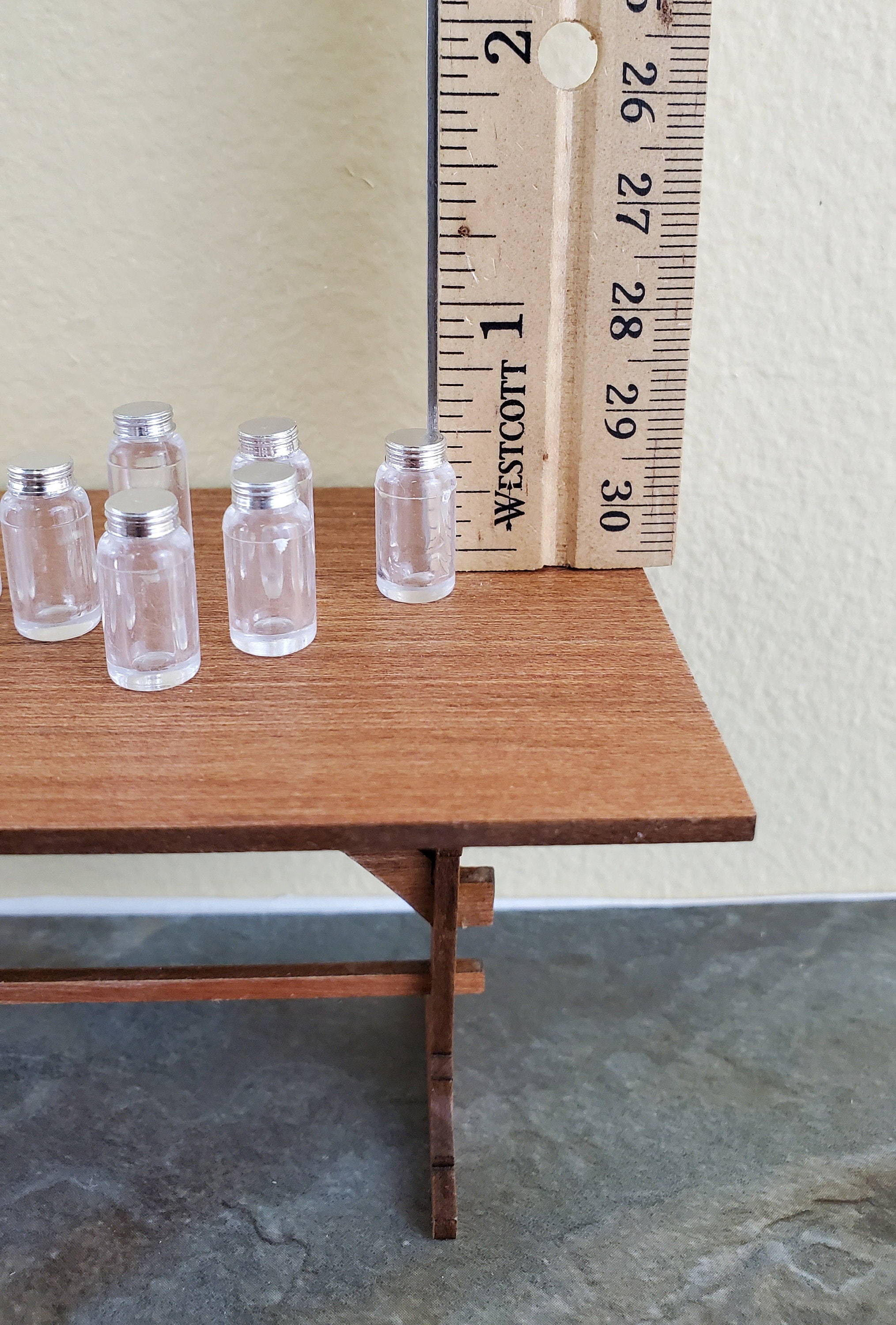 Dollhouse Miniature Jars With Lids Medium for Canning or | Etsy