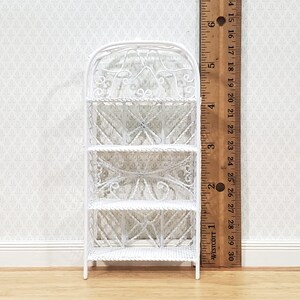 Dollhouse Shelves White Metal Wire Bookcase Bookshelf 1:12 - Etsy