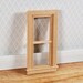 Dollhouse HALF SCALE 1:24 Window With Interior Trim Wood HWH5032 ...