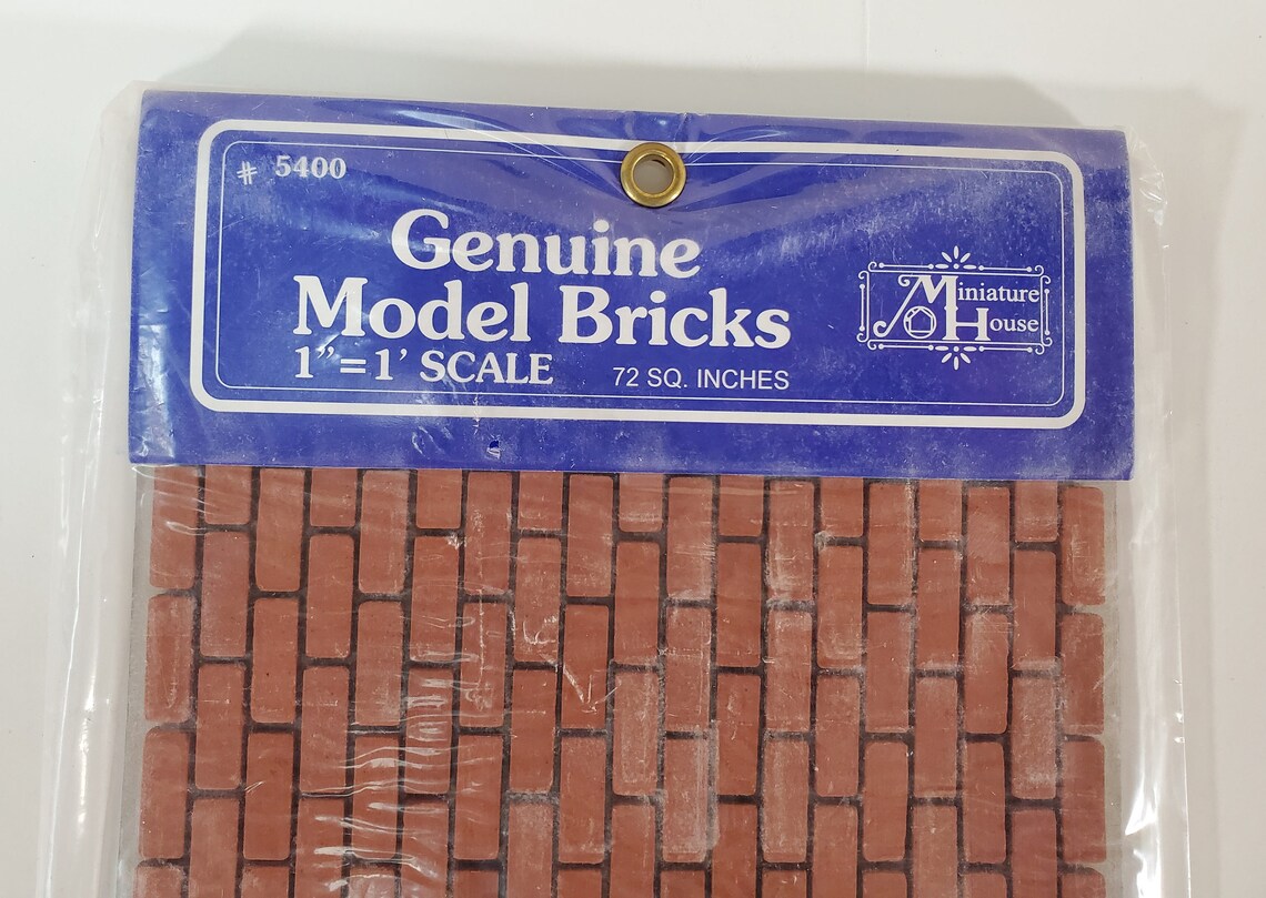 Miniature Red Bricks Kiln Fired Clay 285 Pieces 1:12 Scale - Etsy