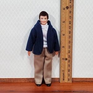 Dollhouse Man Modern Doll Dad Father Poseable 1:12 Scale - Etsy