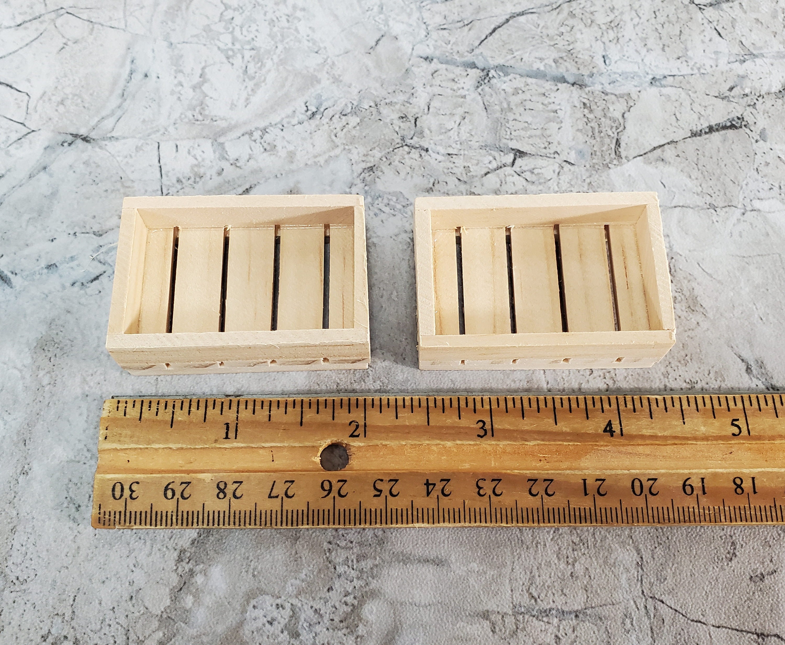 Miniature Wood Crates for Fruits or Vegetables X2 Small 1:12 - Etsy