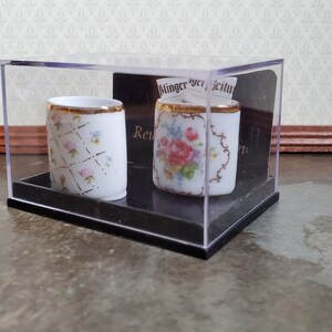 Dollhouse Miniature Waste Paper Baskets X2 Reutter Porcelain - Etsy