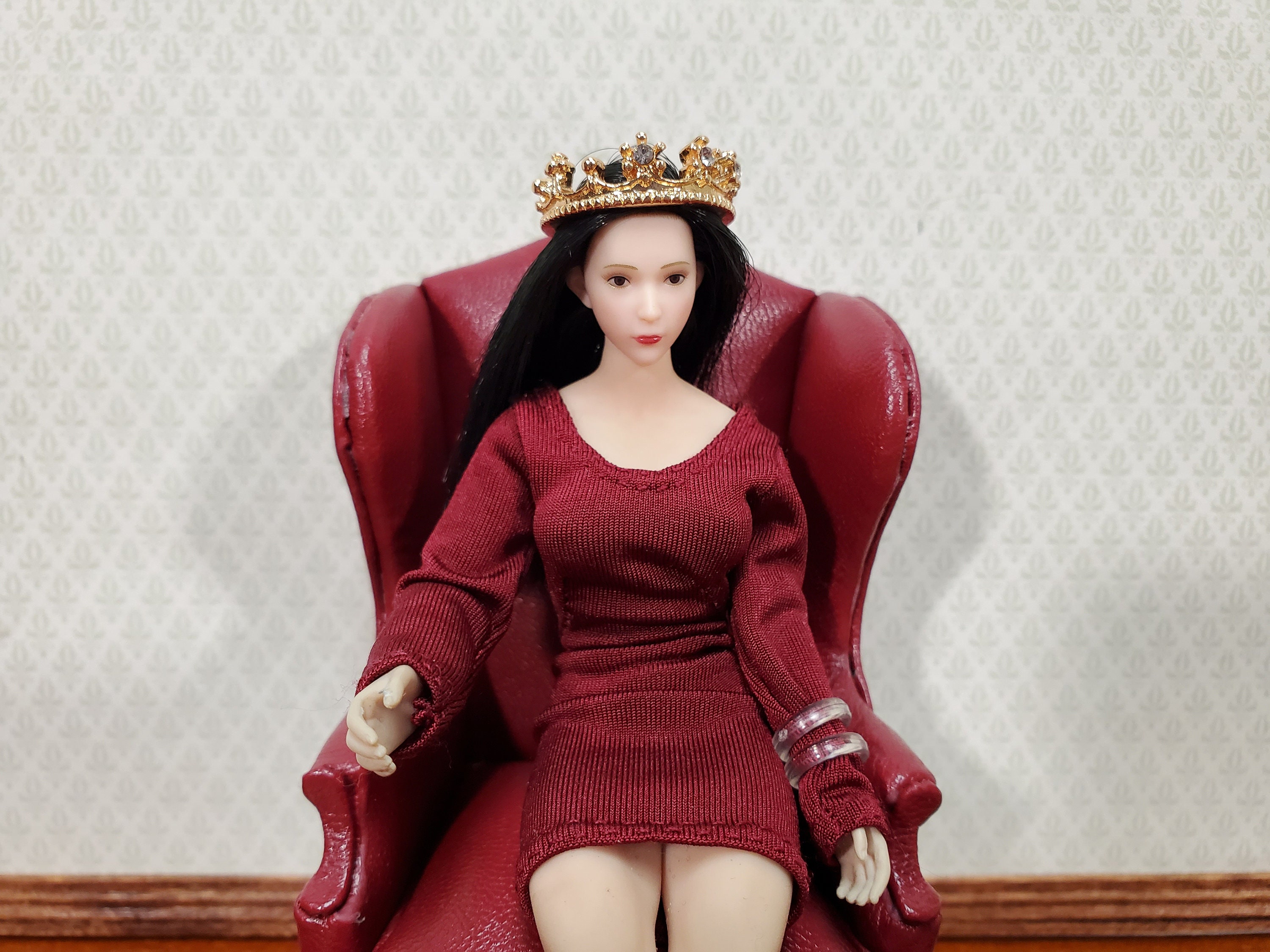 Tiny Miniature Crown Gold With Jewels Metal for Dolls - Etsy