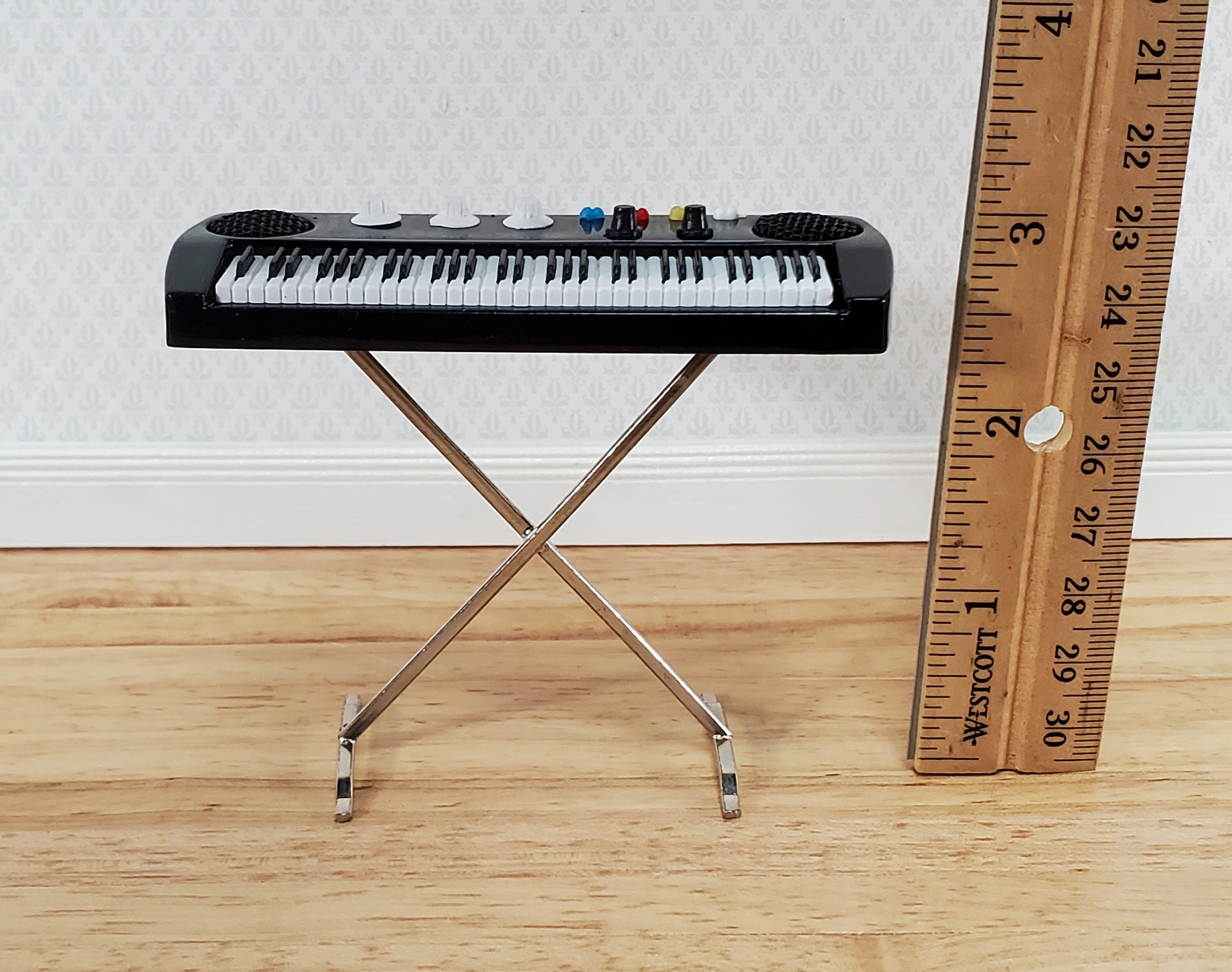 Miniature Keyboard Modern Style Instrument Prop 1:12 Scale | Etsy