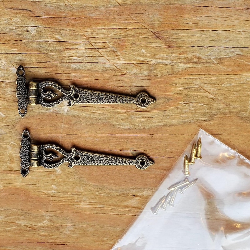 Dollhouse Tiny Hinges - Etsy