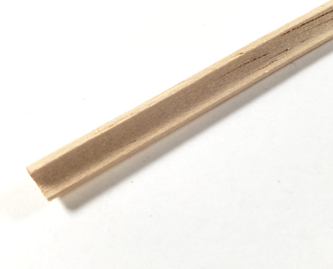 Miniature Cove Molding Trim Wood Strip 3/16 X 18 Long Scale Model ...