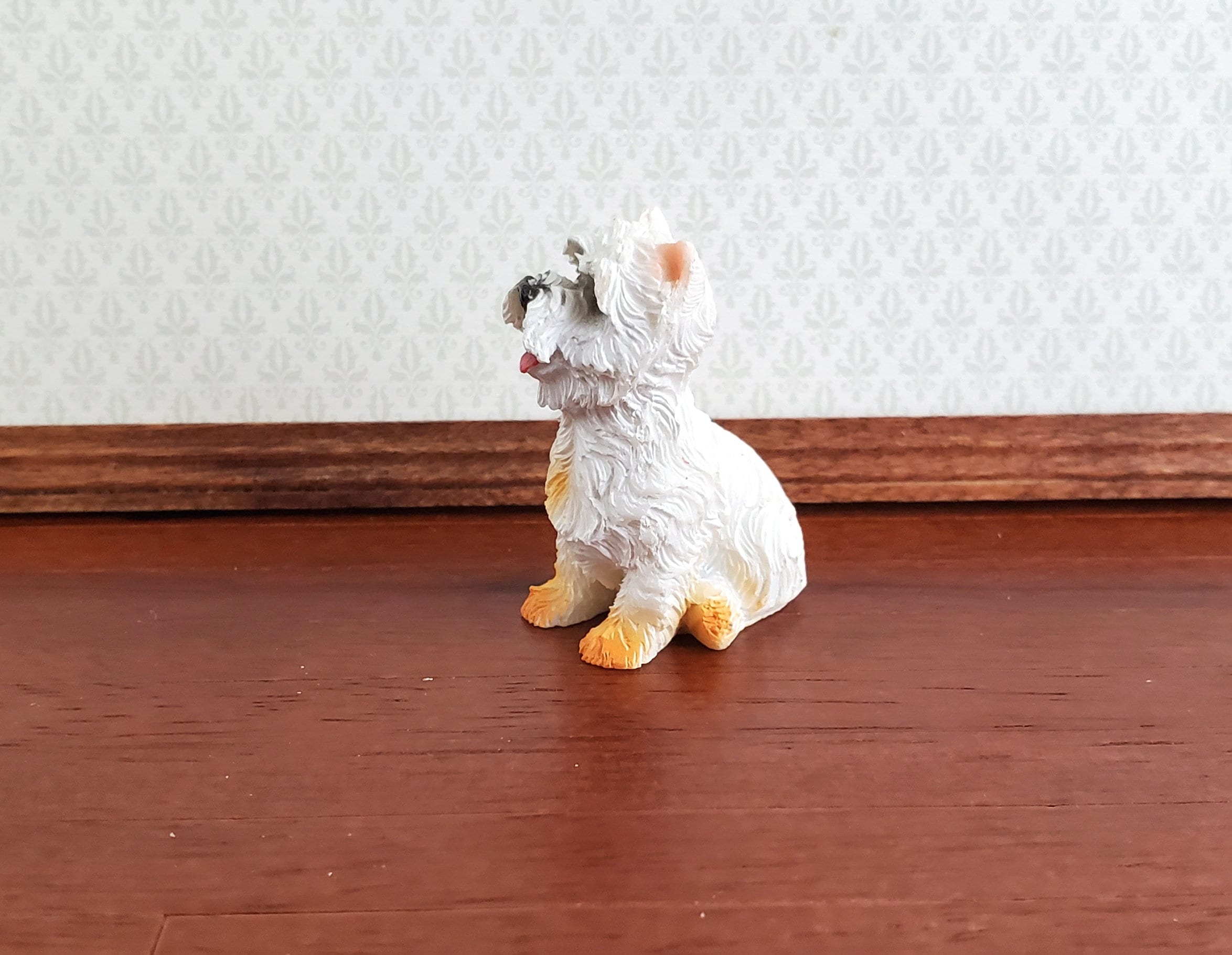 Dollhouse Miniature Puppy Dog Westie 1:12 Scale Pet West - Etsy