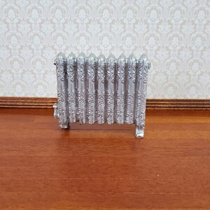 Dollhouse Miniature Radiator Large Silver Fancy 1:12 Scale - Etsy