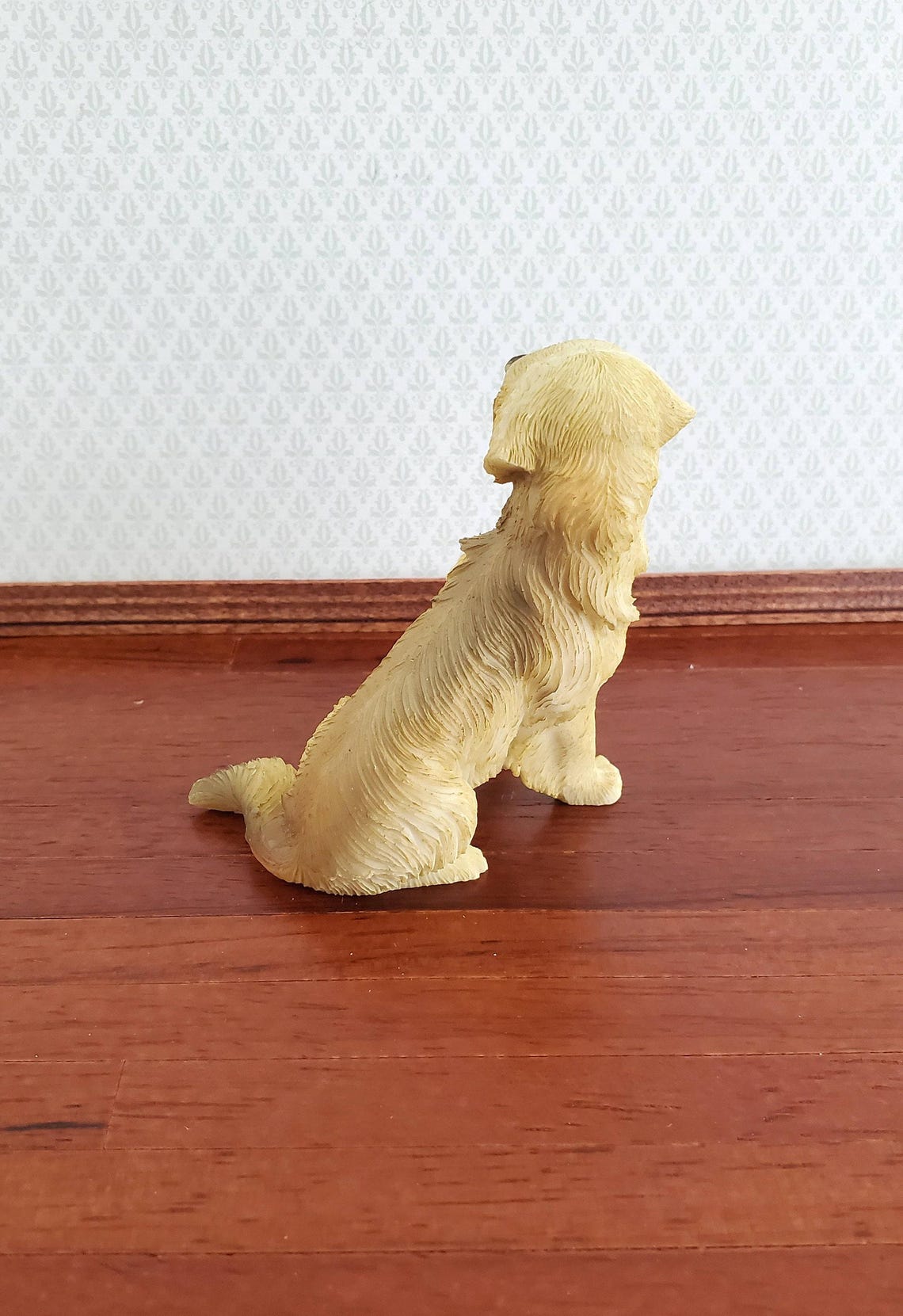 Dollhouse Miniature Dog Golden Retriever 1:12 Scale Animal Pet Resin - Etsy