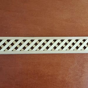 Dollhouse Miniature Porch Lattice Garden Panel Decorative Wood 1:12 ...