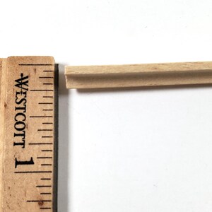 Miniature Cove Molding Trim Wood Strip 1/4 X 18 Scale Model Building ...
