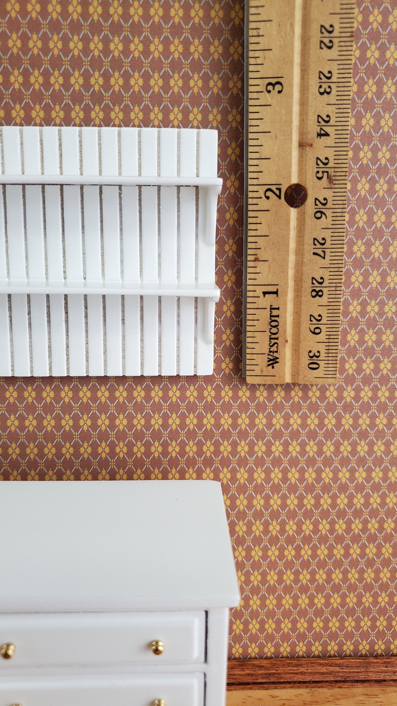 JBM Dollhouse Kitchen Sink Cabinet & Wall Plate Shelf White - Etsy