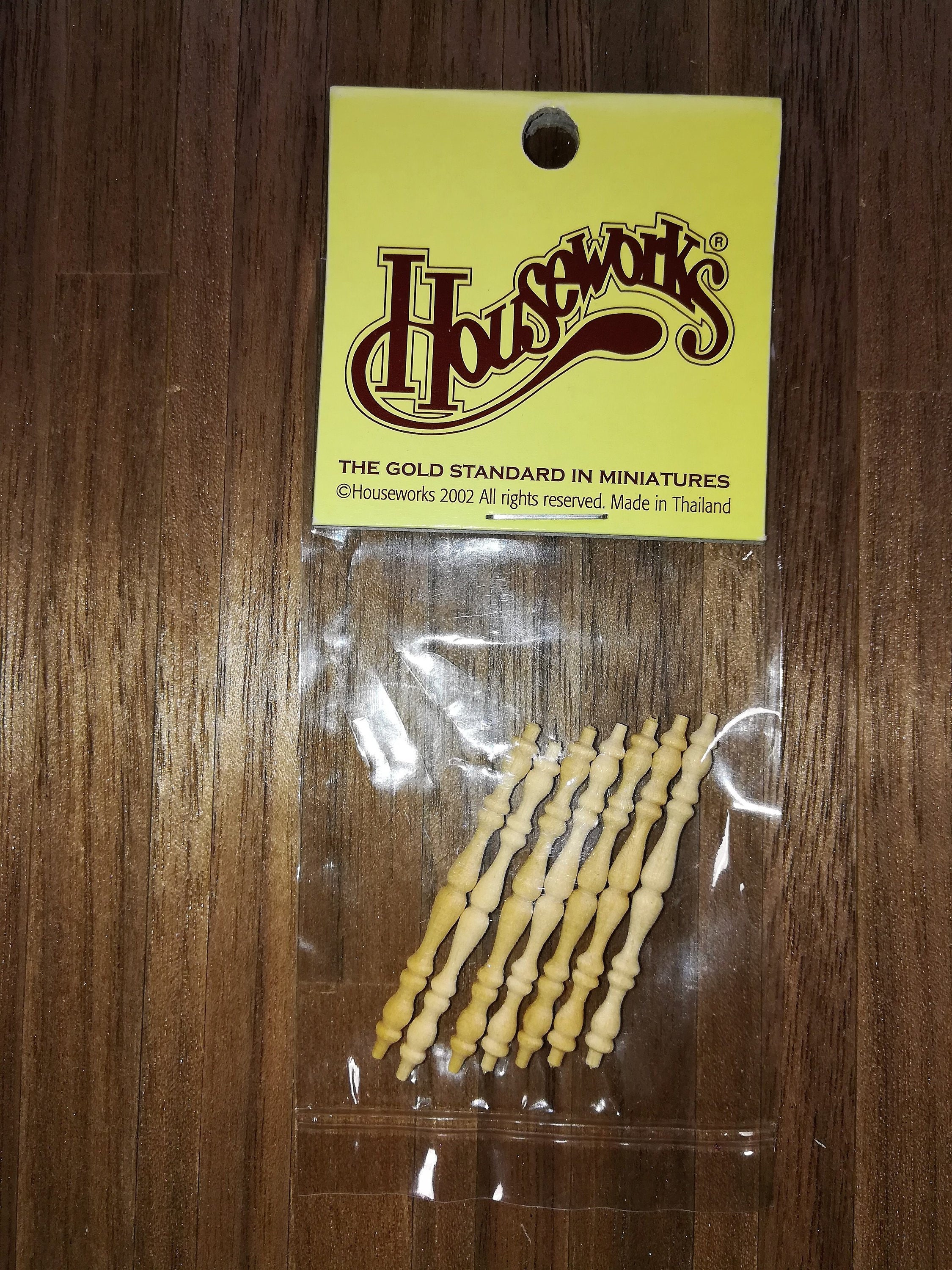 Dollhouse Miniature Spindles Small Wood for Building 8 Pieces - Etsy