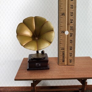 Dollhouse Gramophone Phonograph Victrola Record Player 1:12 Scale ...
