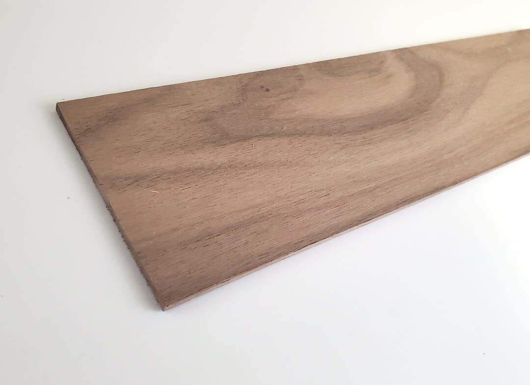 Walnut Wood Sheet Plank 1/8" Thick X 3" Wide X 12" Long Kiln Dried ...