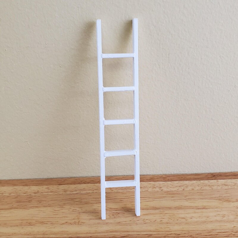 Dollhouse Ladder White - Etsy