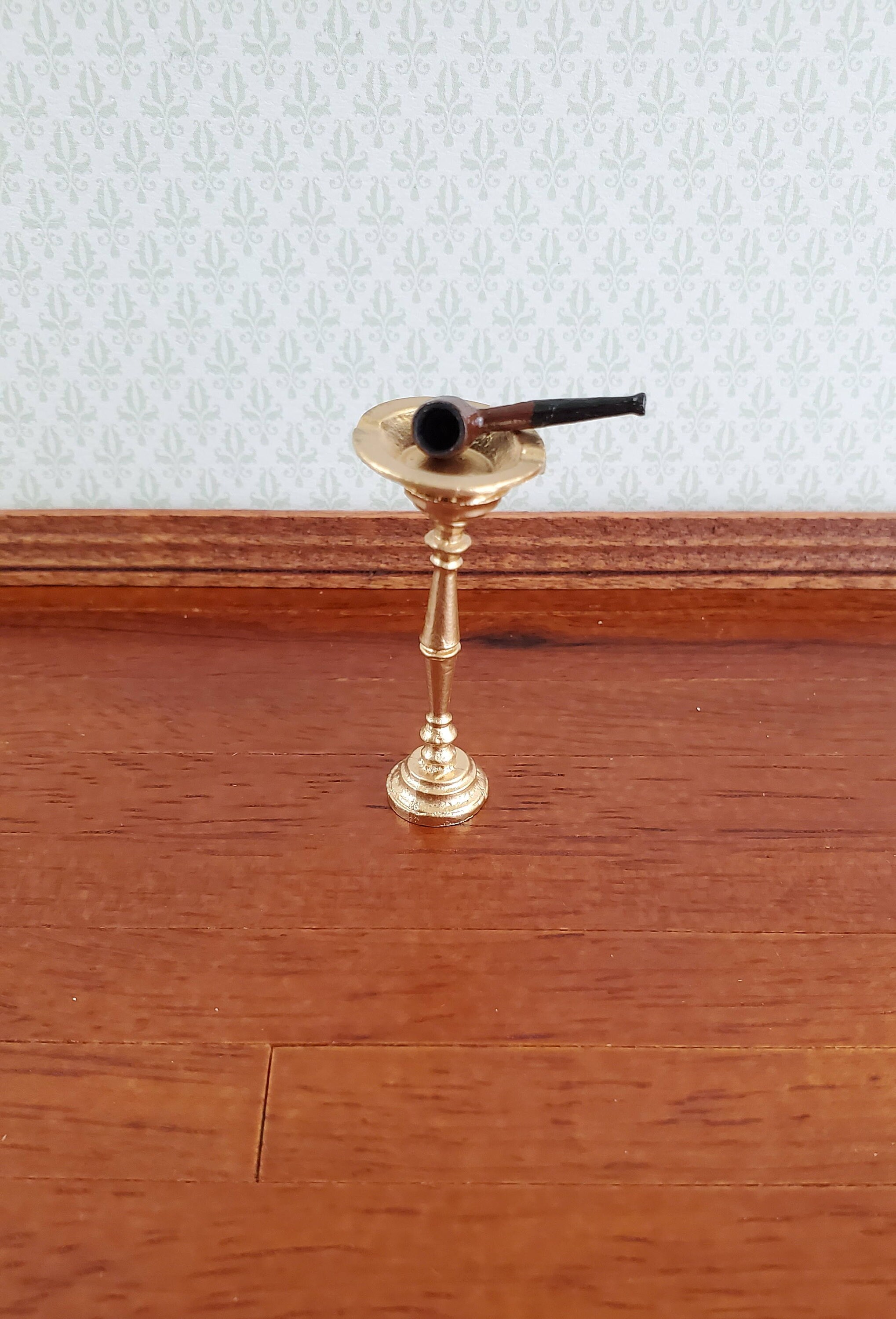 Dollhouse Miniature Smoking Pipe Classic Style Painted Metal - Etsy