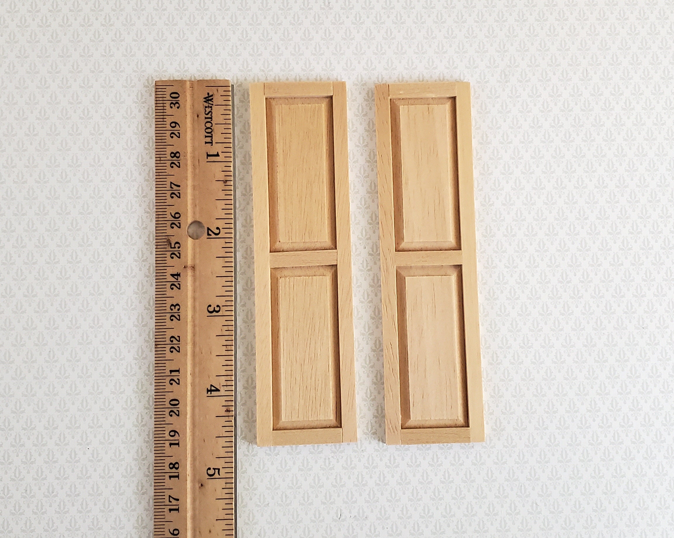 Dollhouse Miniature Shutters 1 Pair Houseworks Jamestown 1:12 - Etsy