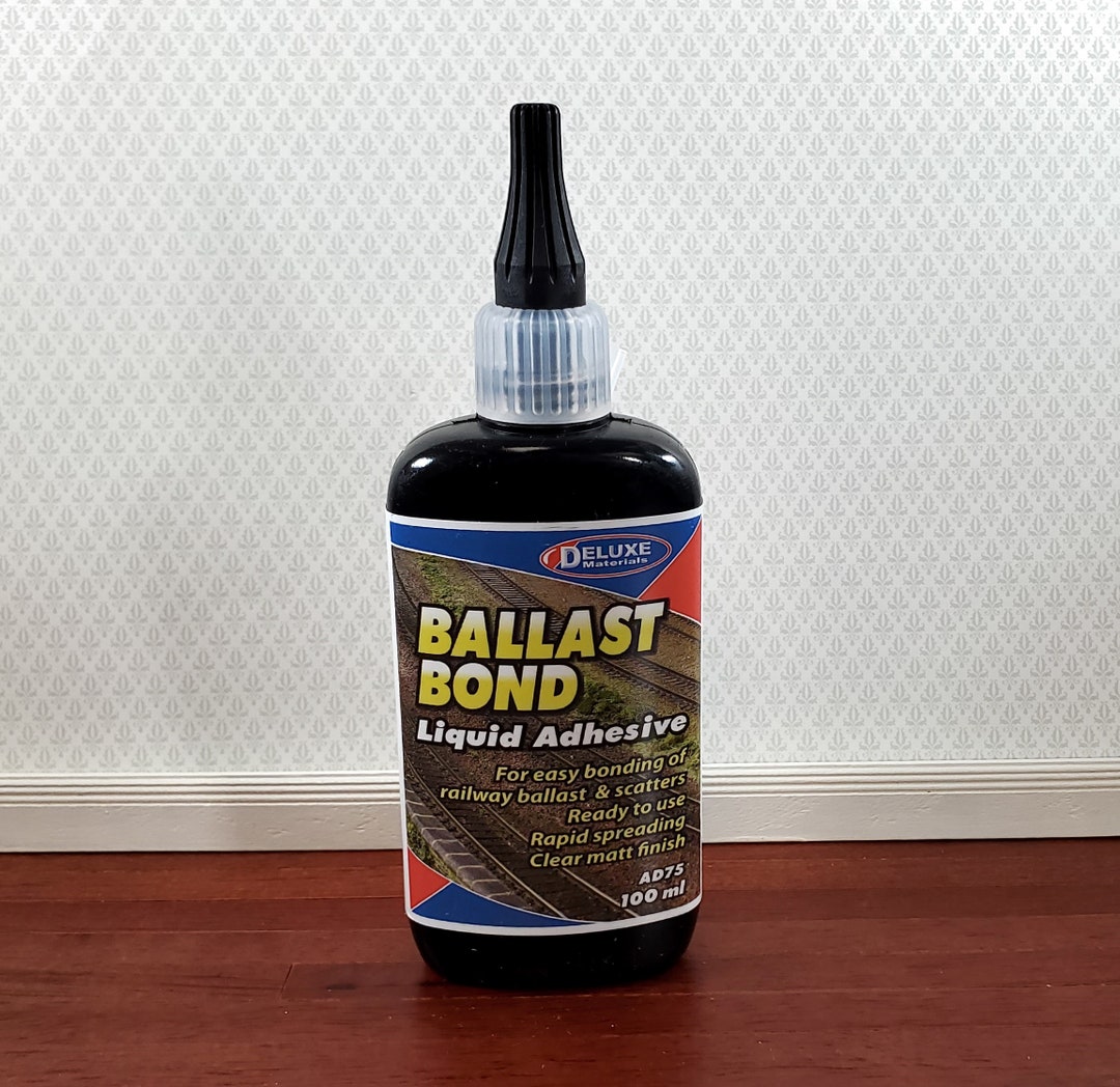 Ballast Bond Liquid Adhesive Deluxe Materials 100 Ml Model Trains ...