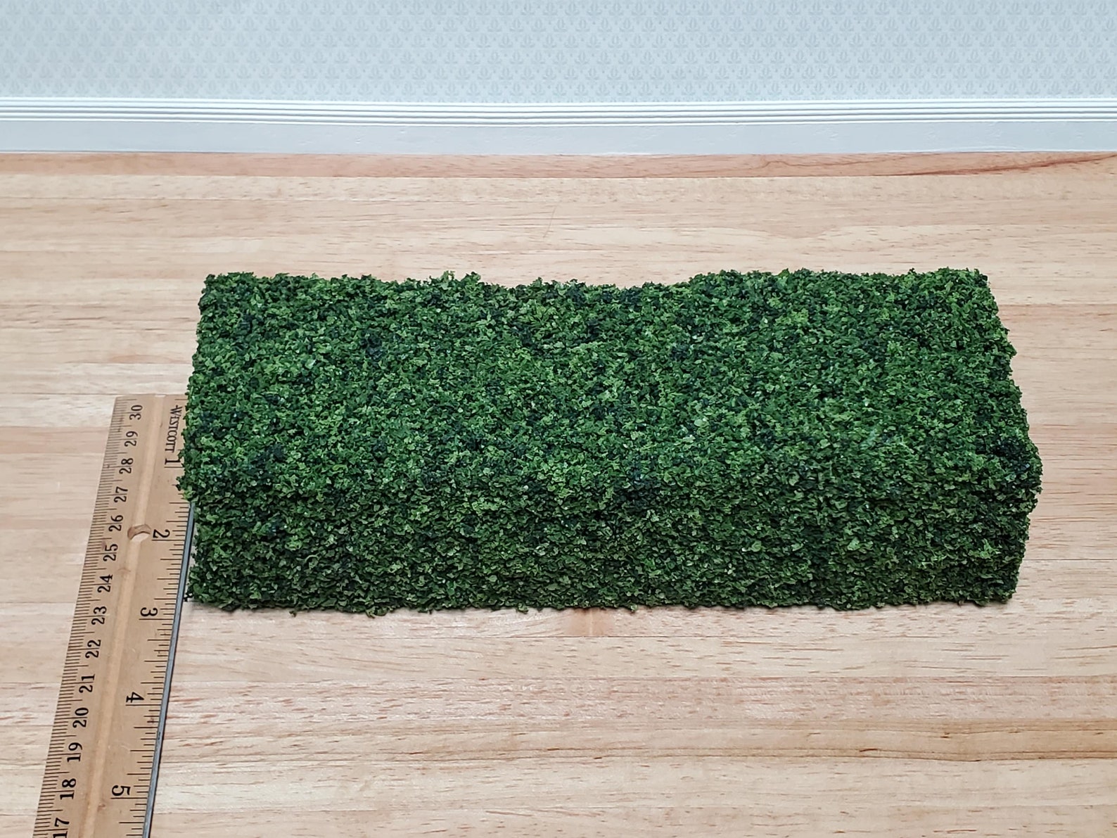 Miniature Large Green Hedge Model RR Dioramas Dollhouses Scenery Prop ...