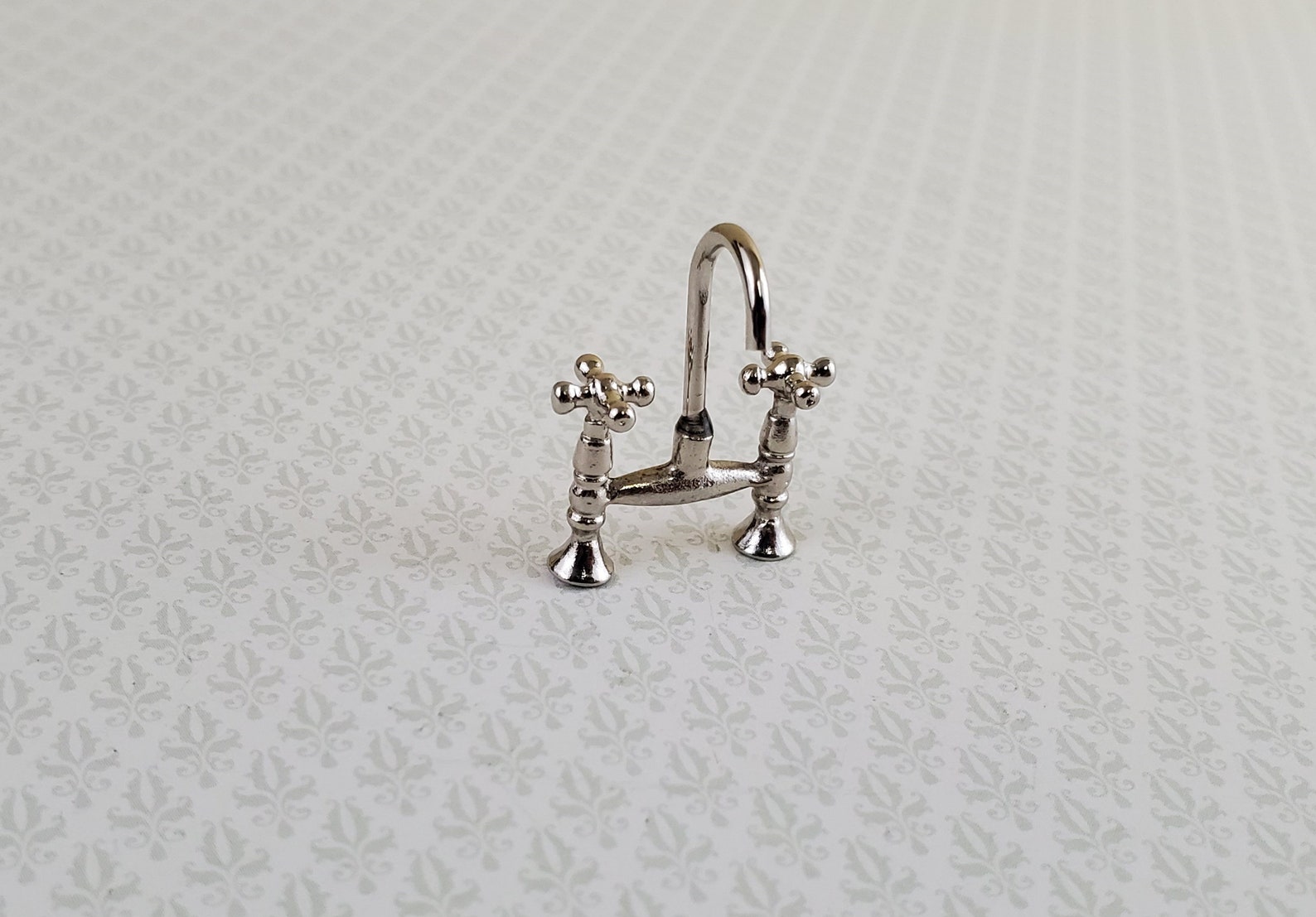 Dollhouse Miniature Faucet Mixer Tap Chrome Silver for Kitchen - Etsy