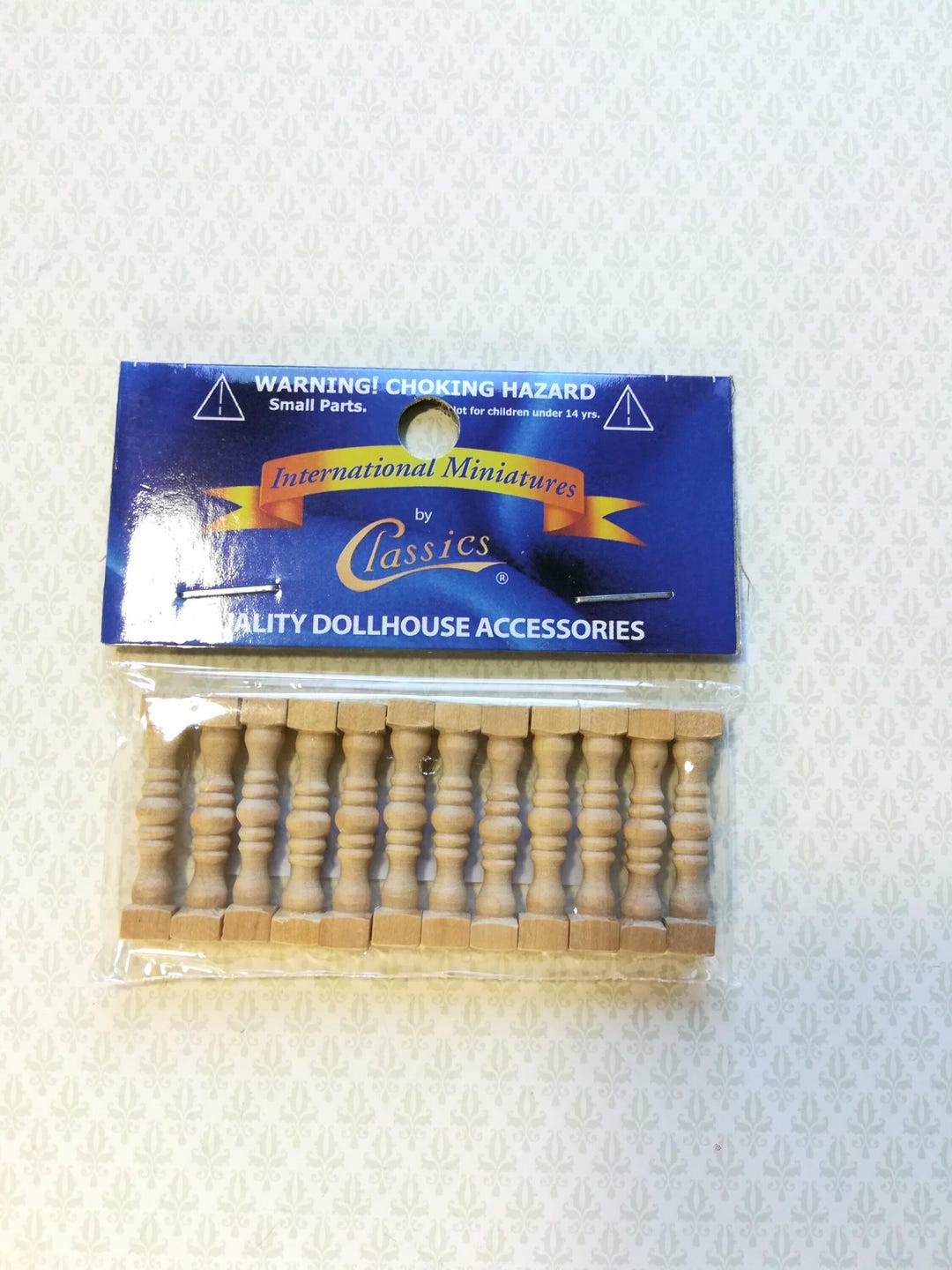 Dollhouse Small Spindles Posts 1:12 Scale 1 1/8" Tall Porches or ...