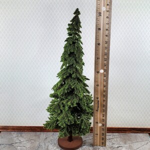 Tall Conifer Evergreen Pine Spruce Tree on Base Scenery 10" Tall ...