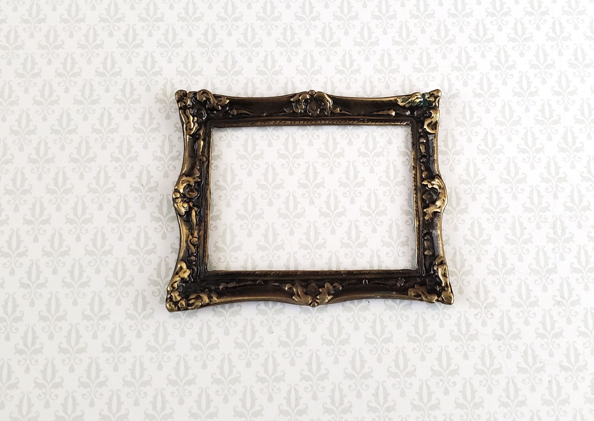 Dollhouse Miniature Picture Frame Metal Antique Bronze for - Etsy
