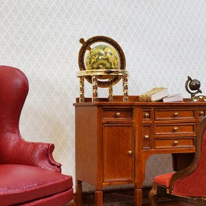 Miniature World Globe Gold Metal Decorative Accessory Metal Tiny ...