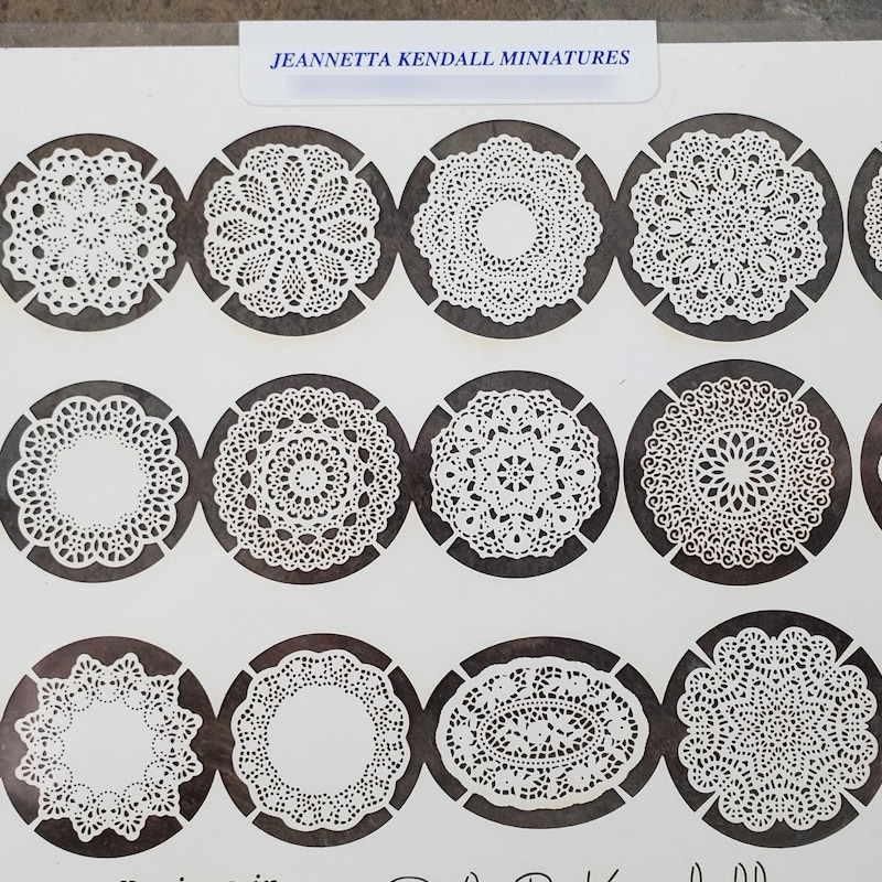 1:12 Scale Doilies - Etsy