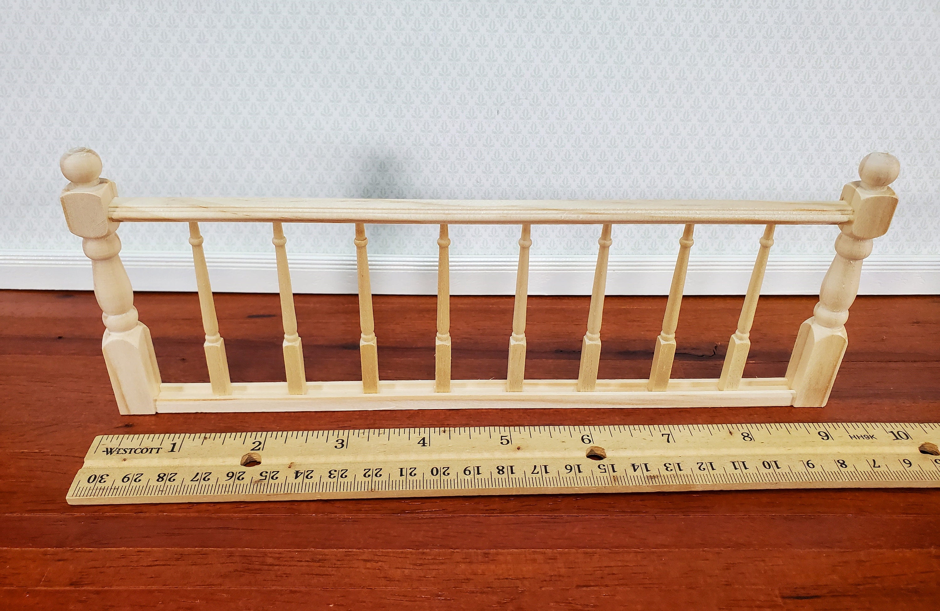 Miniature Railing Assembled 1 Piece 9 3/8 for Porches - Etsy