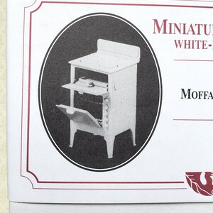 Dollhouse Miniature Moffat Electric Cooker Stove Metal Kit 1:12 Scale ...