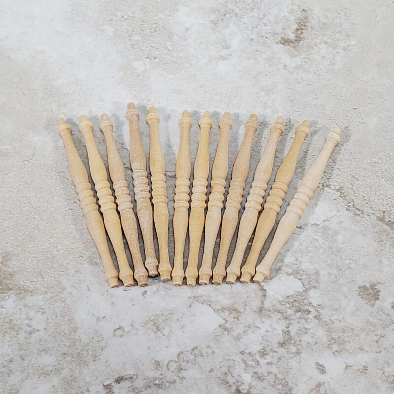 4 Turned Spindle - Etsy