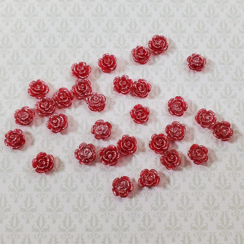 Miniature Red Rose - Etsy